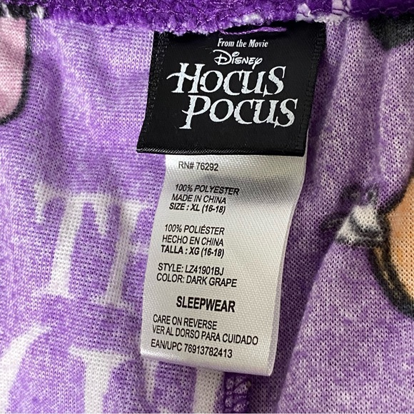 Disney | Intimates & Sleepwear | Disney Hocus Pocus Pajama Pants ...